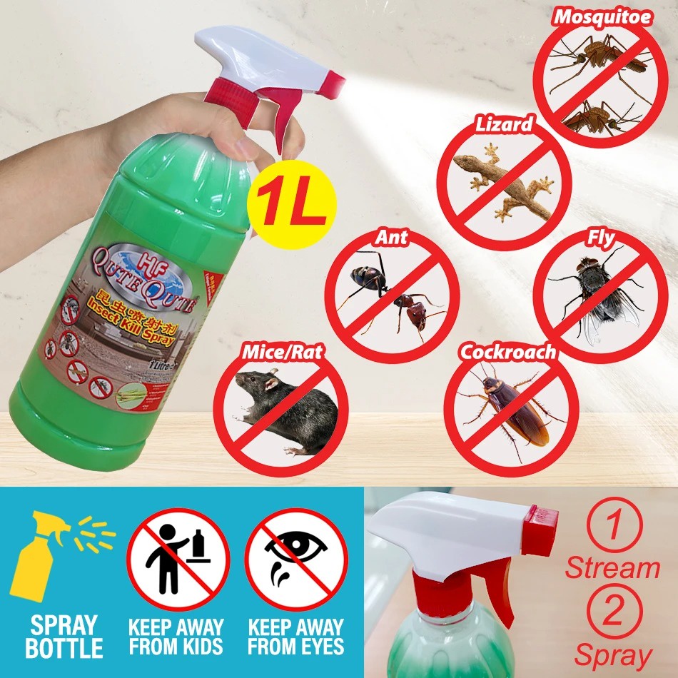 Mango_leong0123 [ 1 Liter ] Insect Kill Spray / Sembur Pembunuh ...