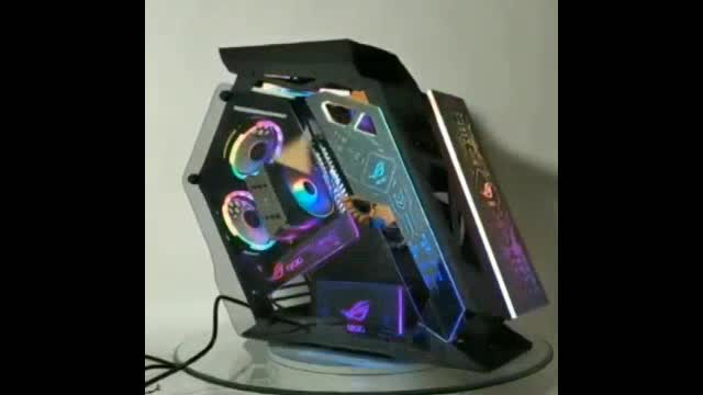 ATX Gaming PC Case, Open air casing for Micro ATX and ATX, Gaming PC ...