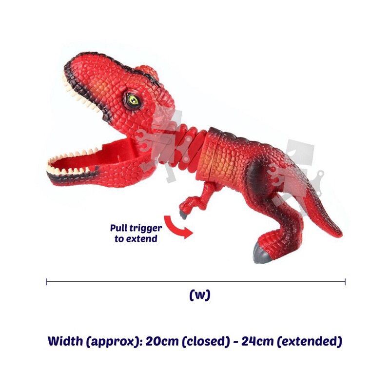 Dinosaur Toys 20cm Bitting Claw Extended Arm Grabber T-Rex Tyranosaurus ...