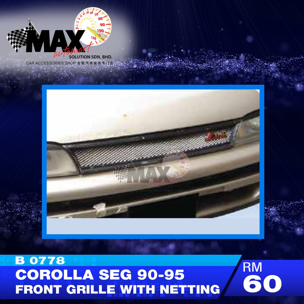 TOYOTA COROLLA SEG 1990-1995 GRILLE BODYKIT | Shopee Malaysia