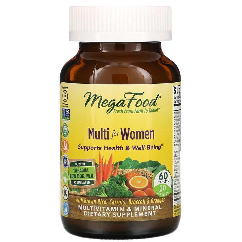 MegaFood, Multi for Women, 60 / 120 Tablets | Shopee Malaysia