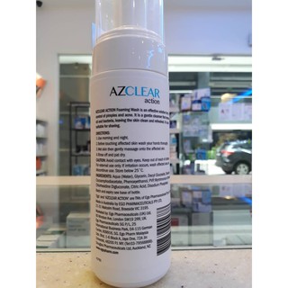 EGO AZCLEAR ACTION FOAMING WASH FOR PIMPLES AND ACNE PRONE SKIN 150ML ...