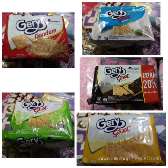 BISCUIT GERY SALUUT MALKIST (5 variation) | Shopee Malaysia