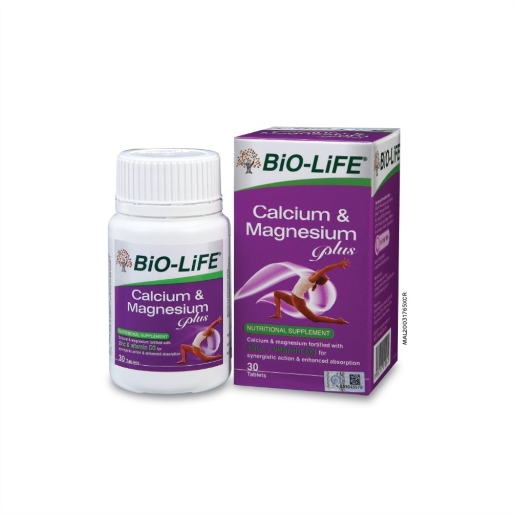 BIO-LIFE Calcium & Magnesium Plus 30's | Shopee Malaysia