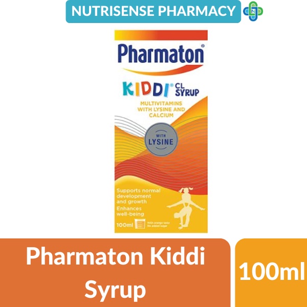 Pharmaton Kiddi CL Syrup - 100ml (Increase Apetitie, Buka Selera ...