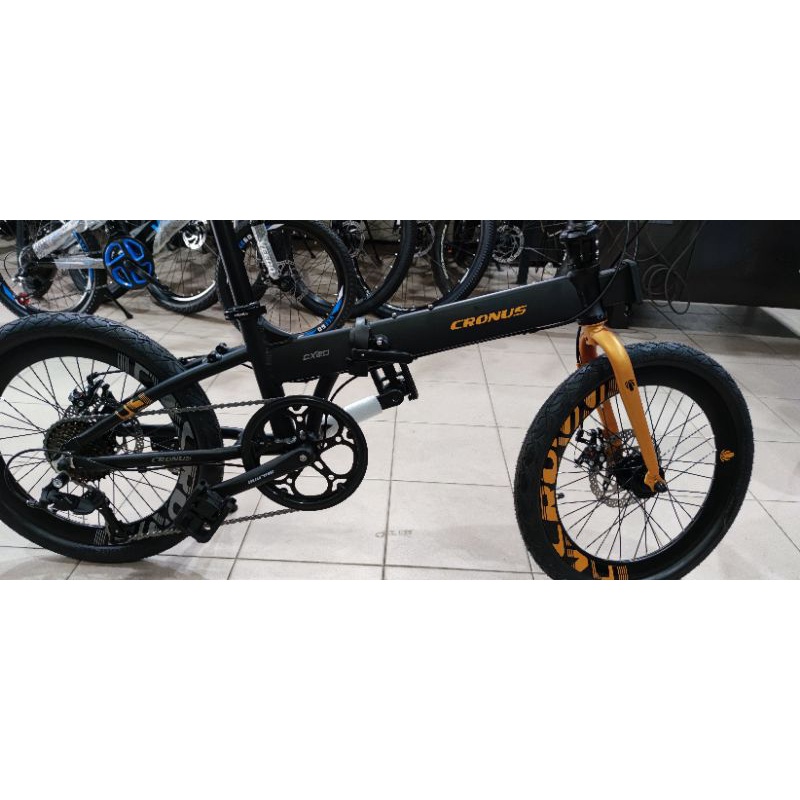 CRONUS ALLOY FOLDING BIKE (CX-20) 1x9 speed | Shopee Malaysia