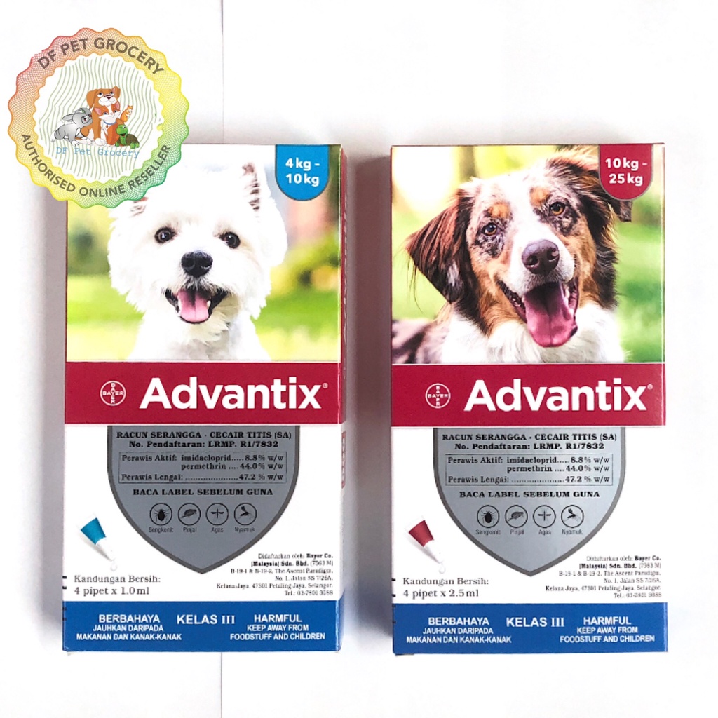 Bayer Advantix for Dog Tick Control 4 Pipet in Box | Shopee Malaysia