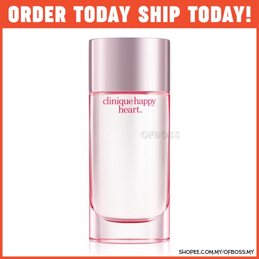 Clinique Happy Heart 100ml Eau De Parfum EDP For Women Tester Unit ...