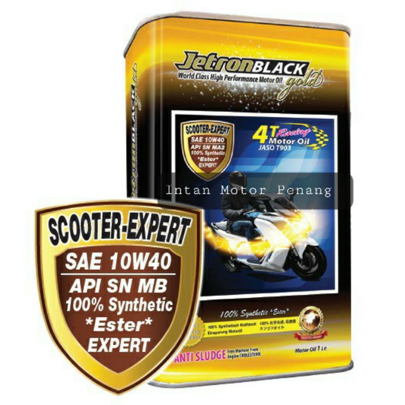 Jetron Black Gold Scooter-Expert Yamaha SYM Honda WMoto Scooter ...