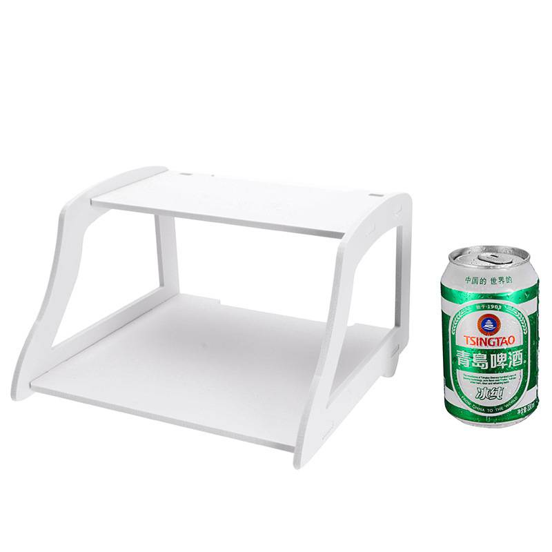 Wifi Router Modem Storage Rack Shelves 2 Layers Wall-mounted TV Box ...