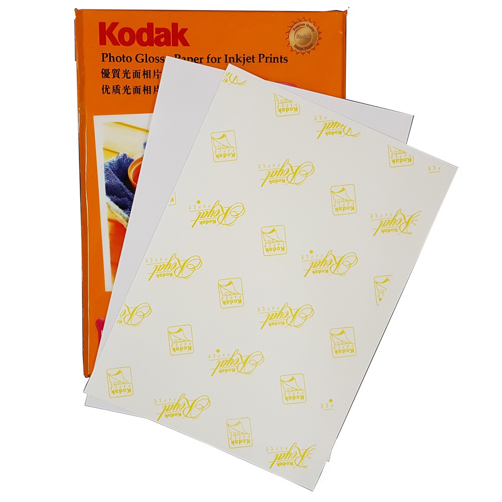 Kodak A4 Glossy Photo Paper 235gsm (20 sheets/Pack) For Any Inkjet ... Kodak A4 Glossy Photo Paper 235gsm (20 sheets/Pack) For Any Inkjet ...