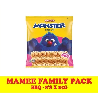 Mamee Monster Family Pack 25G x 8'S (Ayam / BBQ) | Shopee Malaysia