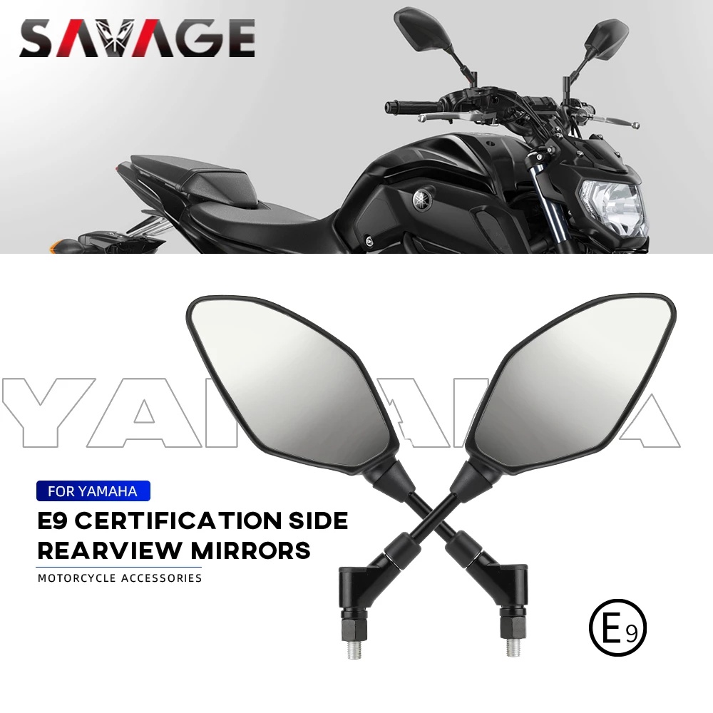 Rearview Mirrors For YAMAHA MT07 MT09/Tracer 900/9/GT Tenere 700 MT10 ...