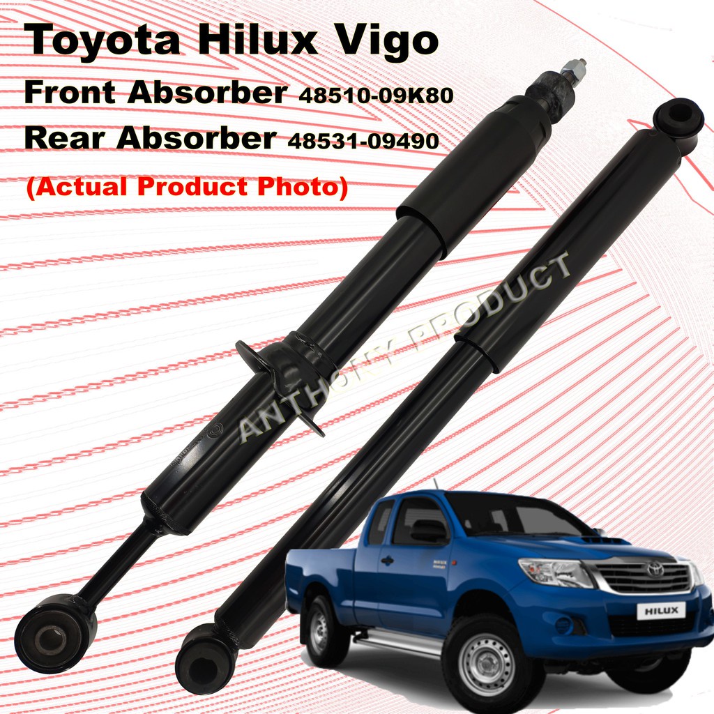 Toyota Hilux Vigo KUN25 / KUN26 Front Rear Gas Shock Absorber | Shopee Malaysia