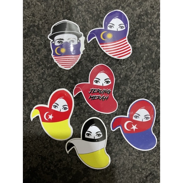 RAKYAT WATERPROOF STICKER KERETA STICKER MOTOR | Shopee Malaysia