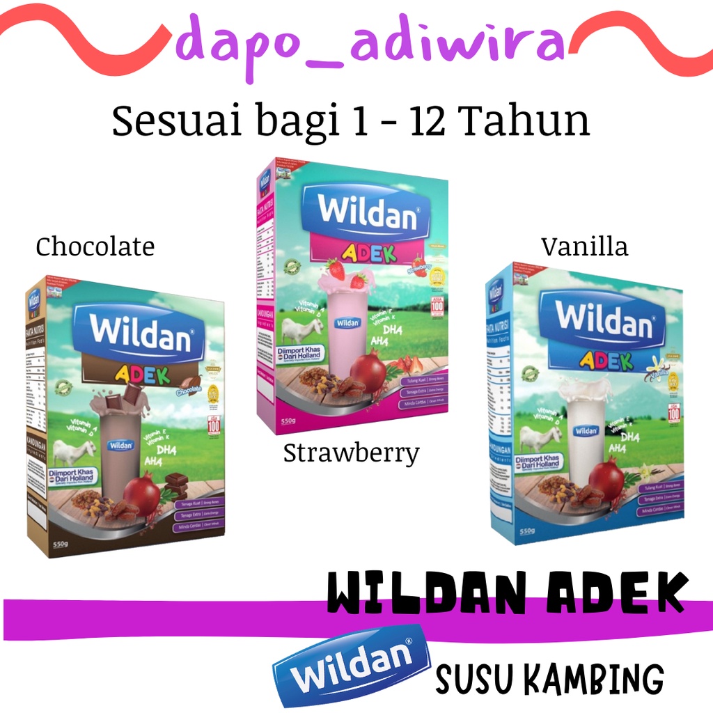 Wildan Susu Kambing Goat Milk Sesuai buat Anak-anak Berumur dari 1 - 12 ...