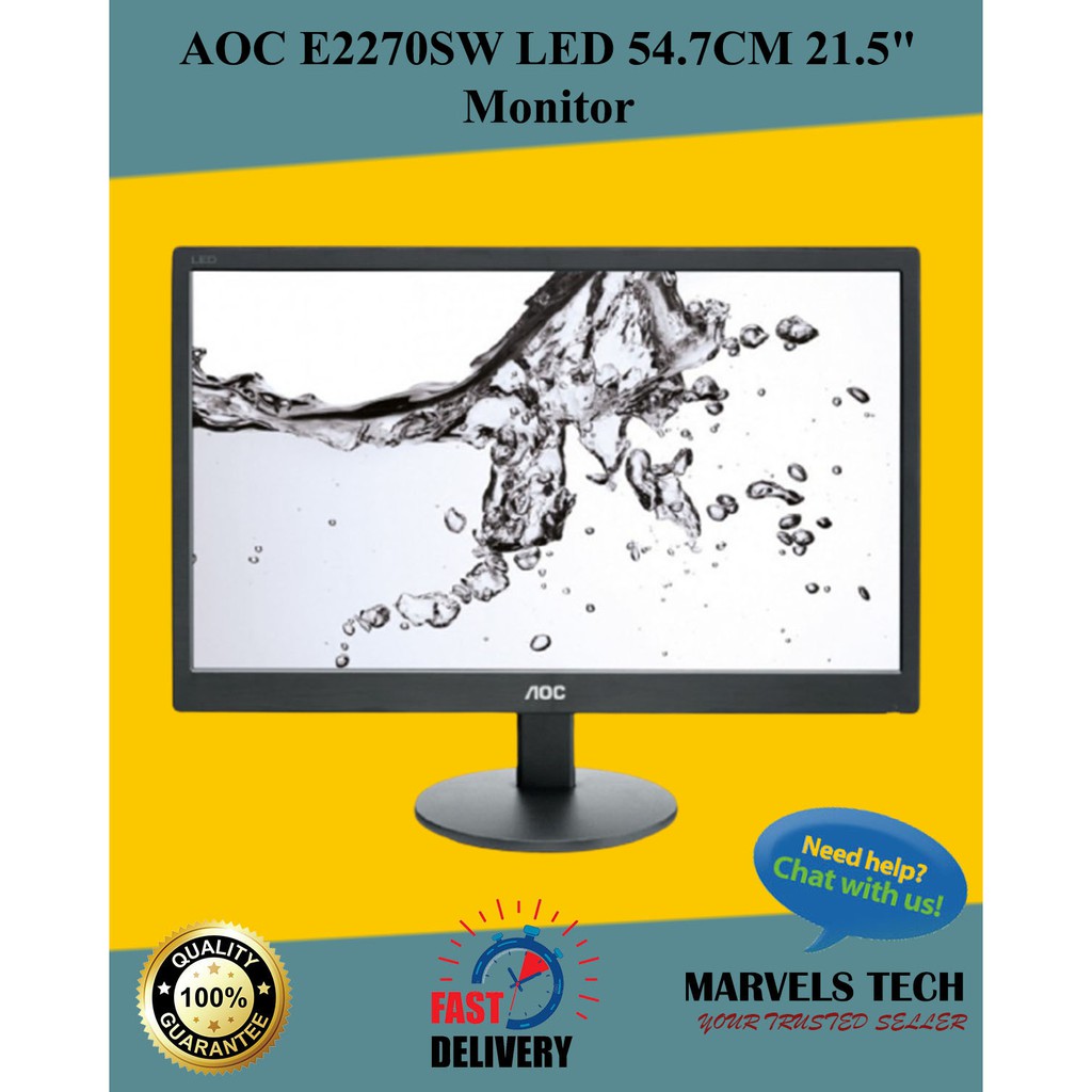 AOC E2270SW LED 54.7CM 21.5" Monitor (TODAY SHIP OUT) READY STOCK ...