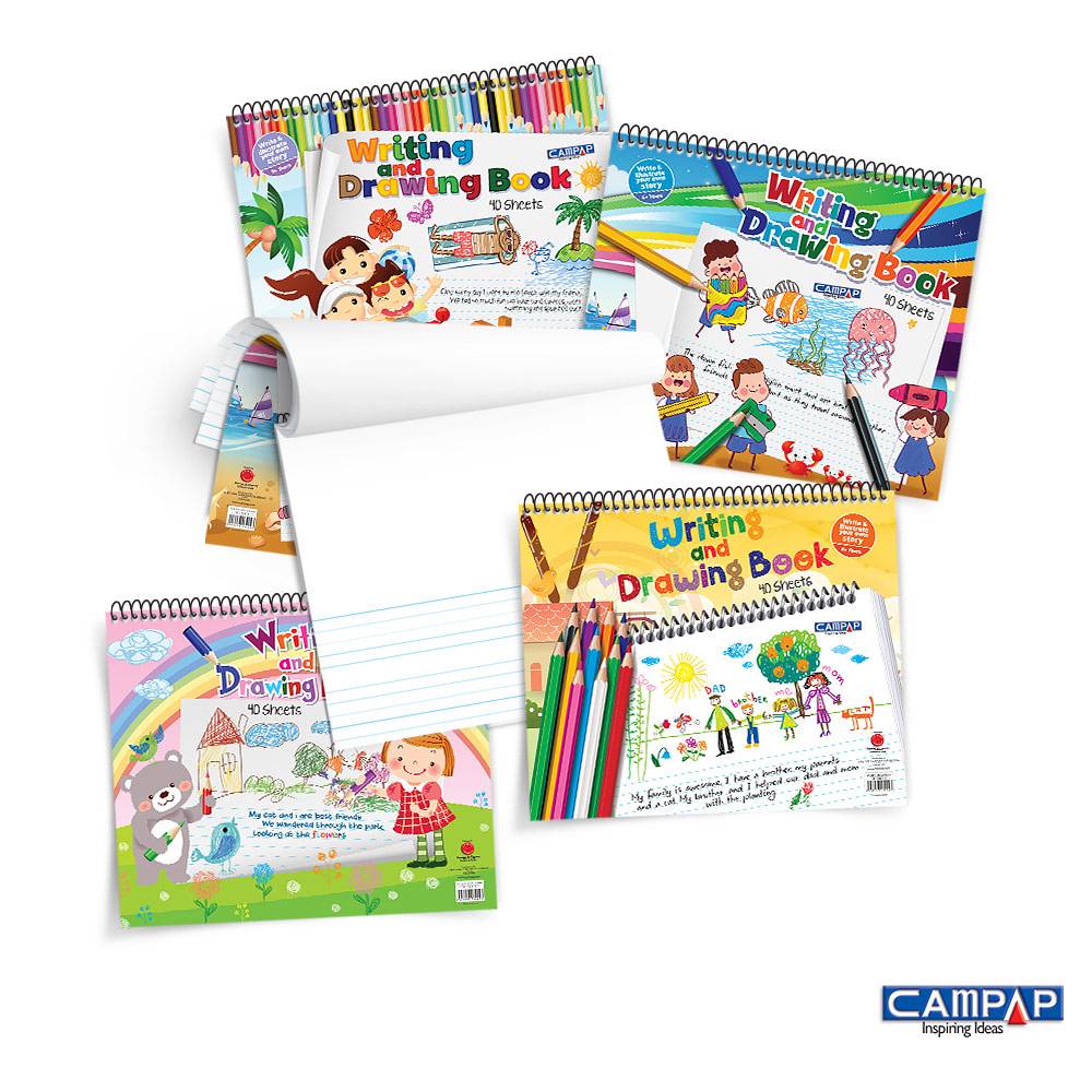 CAMPAP WRITING AND DRAWING BOOK 323 X 273 MM 40SHEETS (WRITE ...