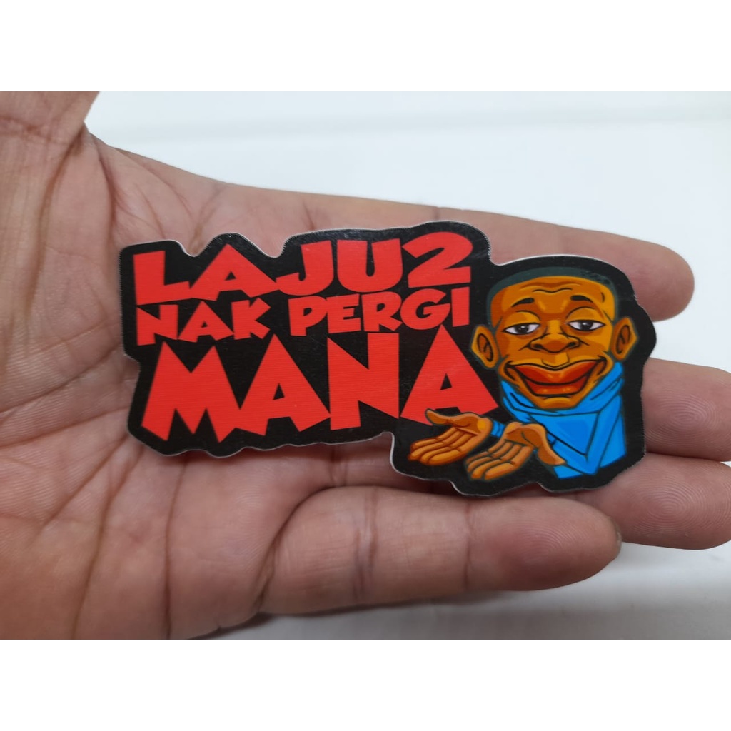 Sticker Kereta Motor Laju Nak Pergi Mana Sticker Honda Wave 125r 125s ...