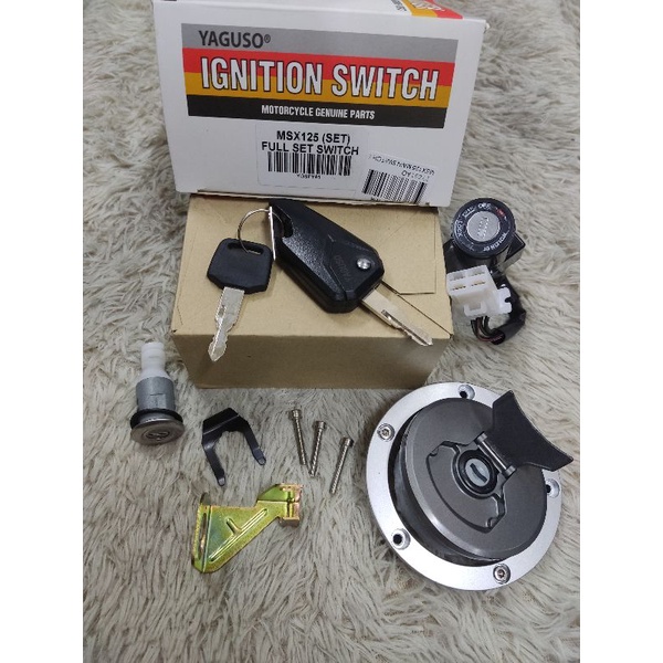 MSX125 MSX 125 main switch set kunci switch main key lock handle ...