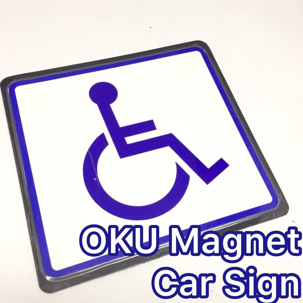 OKU Car Magnet Sign OKU Sticker | Shopee Malaysia