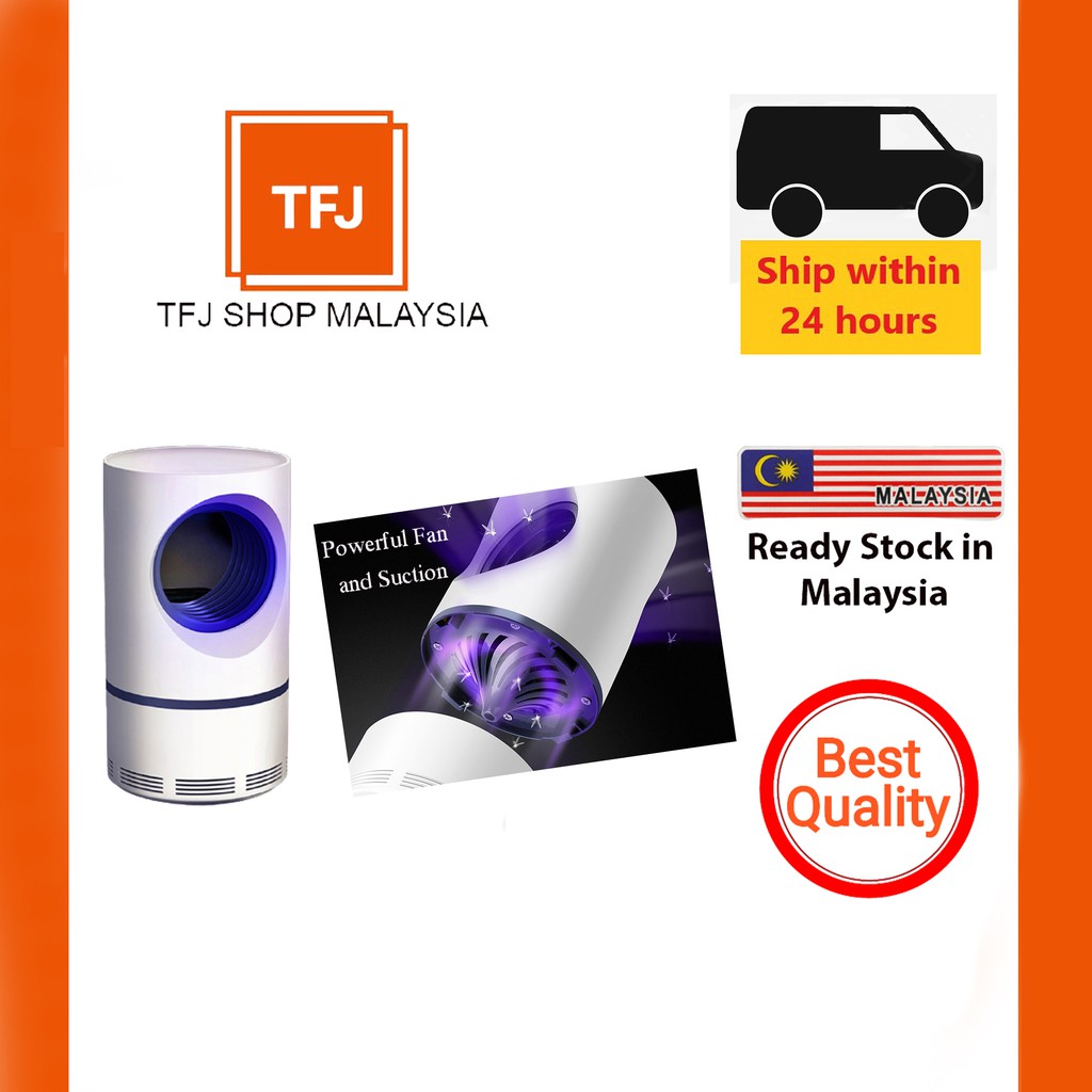 USB LED Light Electric Insect Killer Fly Bug Mosquito Trap Lamp Pest ...