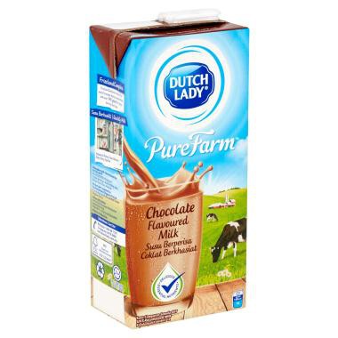 Dutch Lady Pure Farm(Chocolate) UHT Milk 1L Susu Segar Kotak Chocolate | Shopee Malaysia