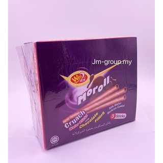 Win2 Moroll Crunch Wafer Sticks Milk / Chocolate Filling / Stawberry ...