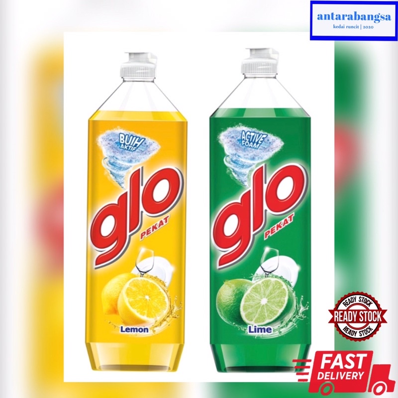Glo Concentrated Dishwashing Liquid (900ml) | Shopee Malaysia