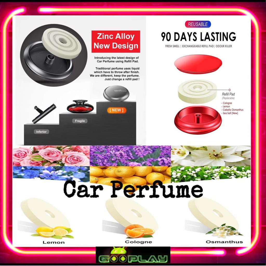 Car Perfume Air Freshener Pewangi Kereta PERODUA PROTON TOYOTA HONDA ...