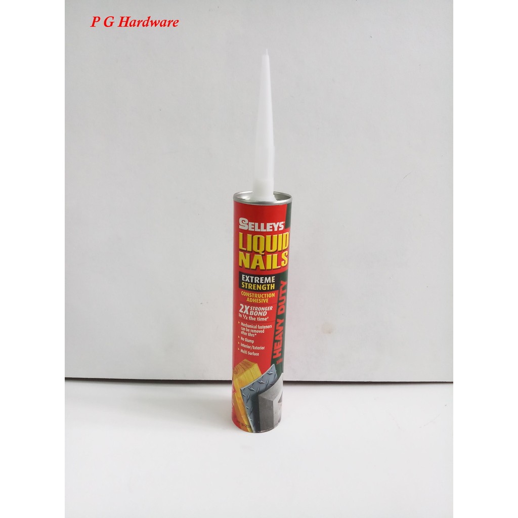SELLEYS Liquid Nails Heavy Duty Extreme Strength Construction Adhesive ...