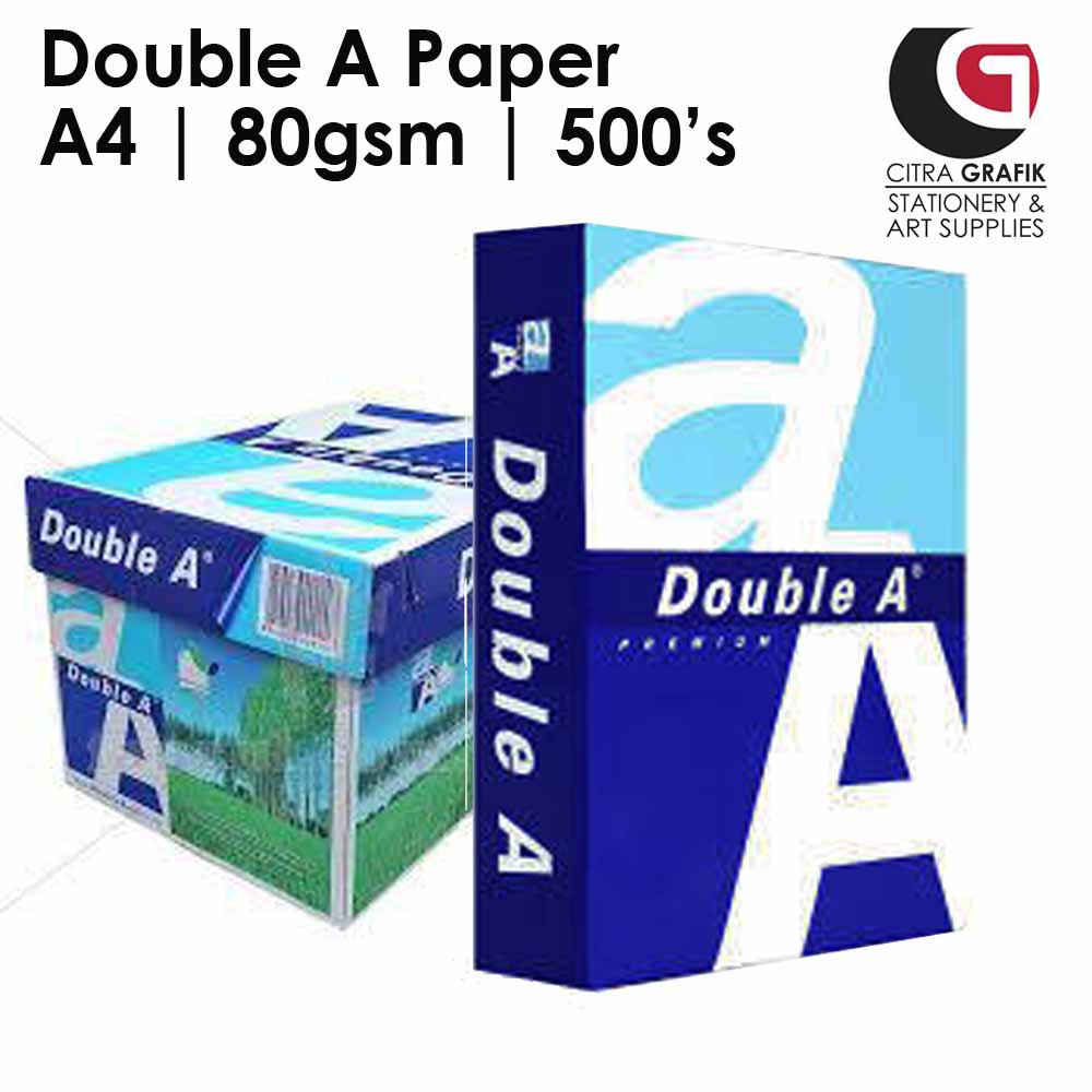 Double A white Paper A4 | 500 sheets | 80gsm | Shopee Malaysia