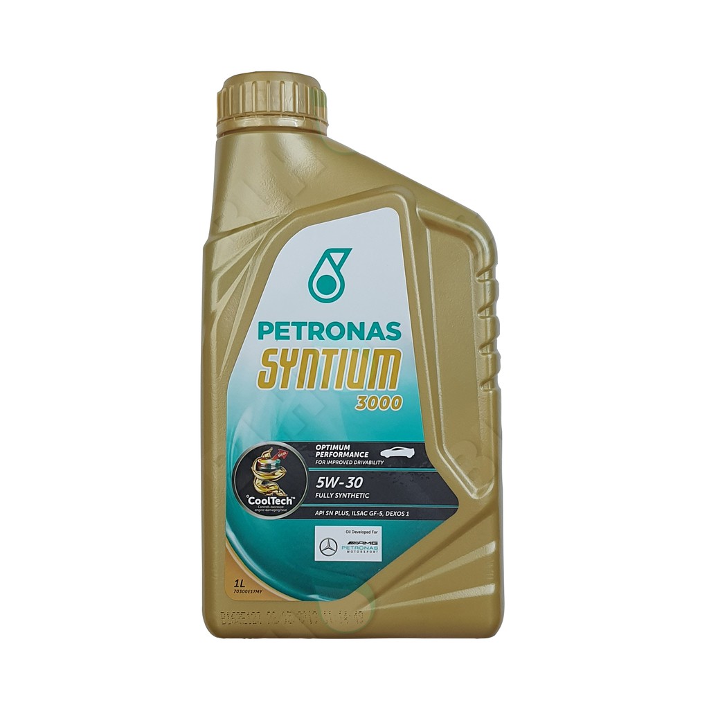 PETRONAS Syntium 3000 5W-30 FULLY SYNTHETIC API SN PLUS 1L | Shopee ...