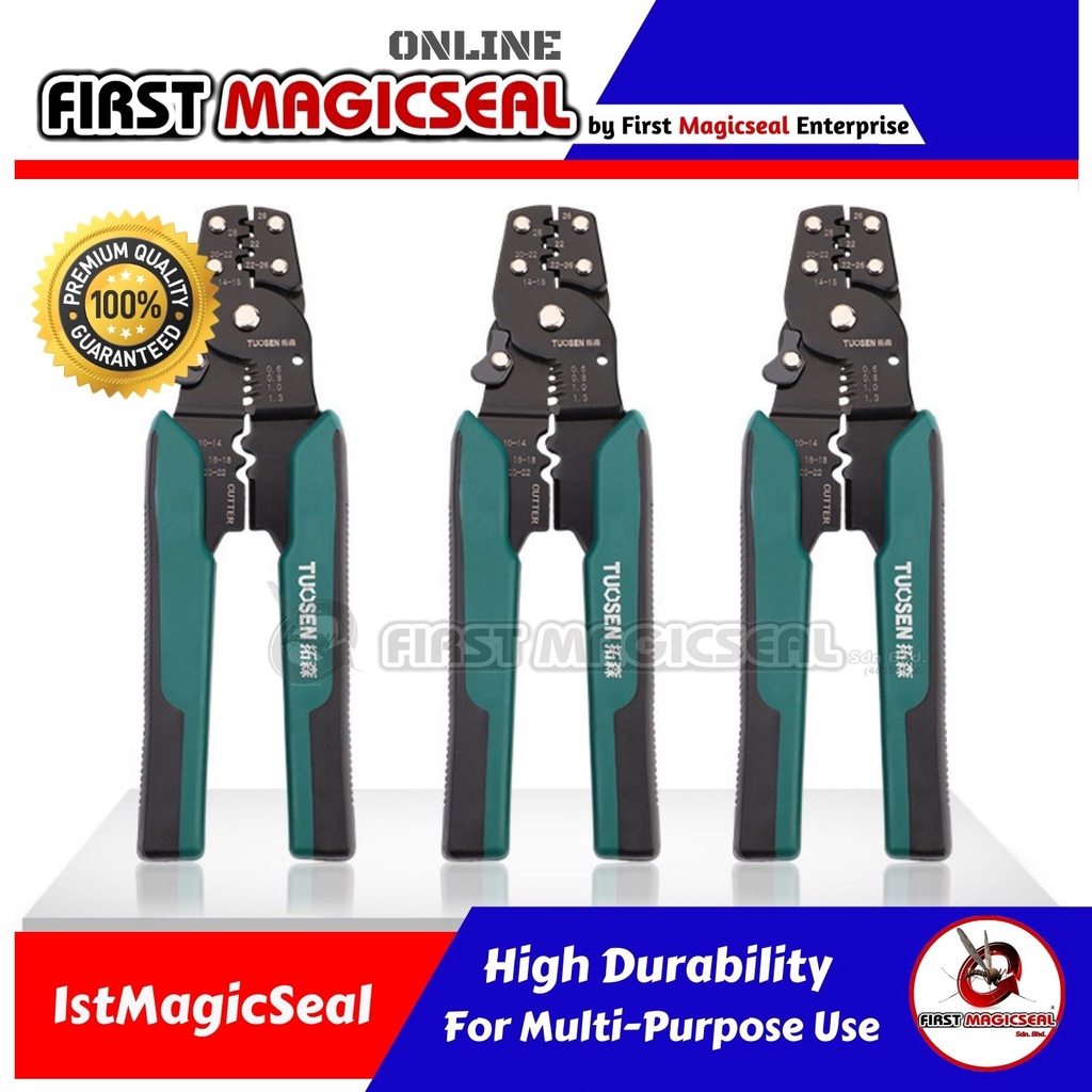 1stMagicSeal - TUOSEN Multi-Purpose Automatic Stripper Wire Crimper ...