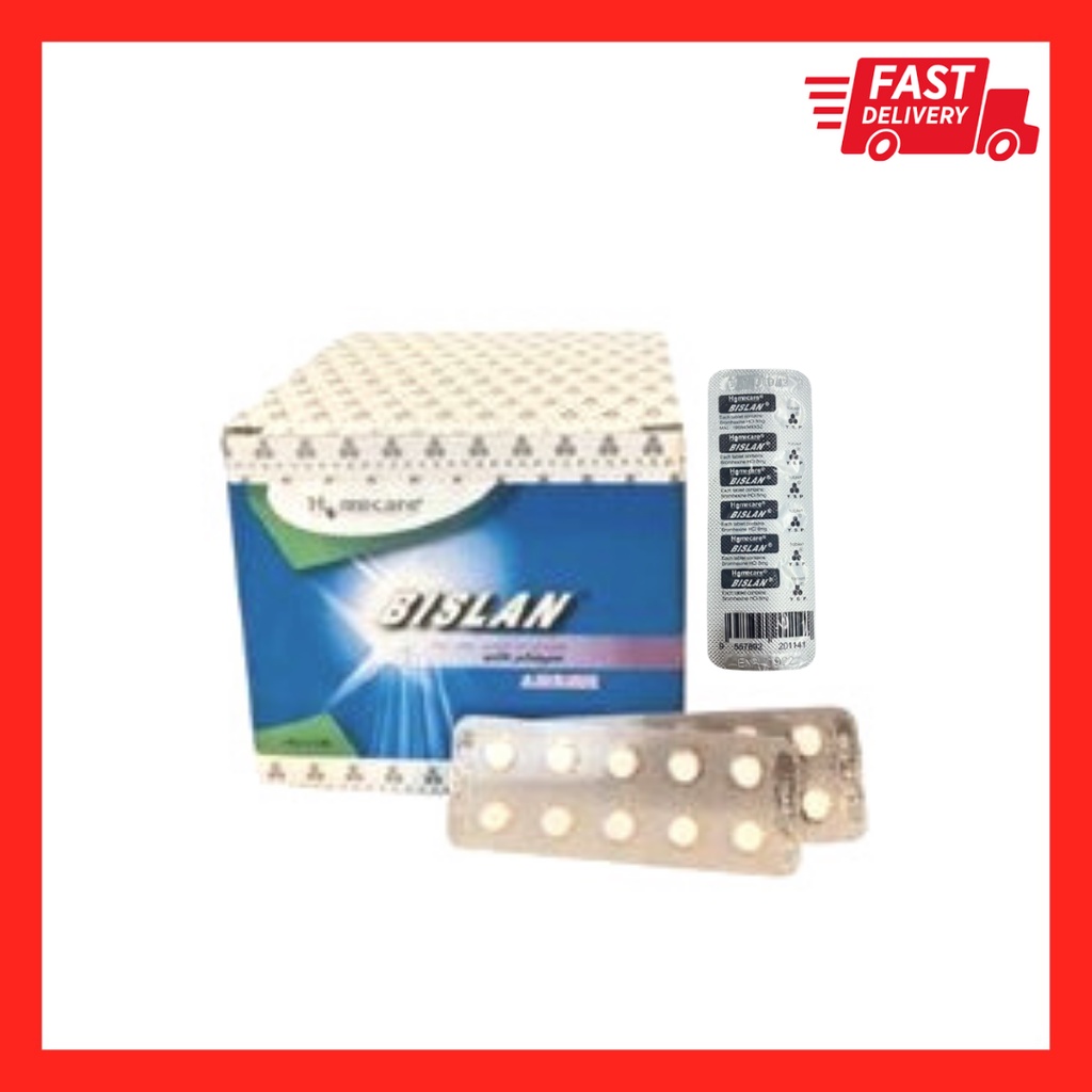 YSP BISLAN/SUNWARD BROMHEXINE 8MG TAB (10'S) [RANDOM BRAND GIVEN ...