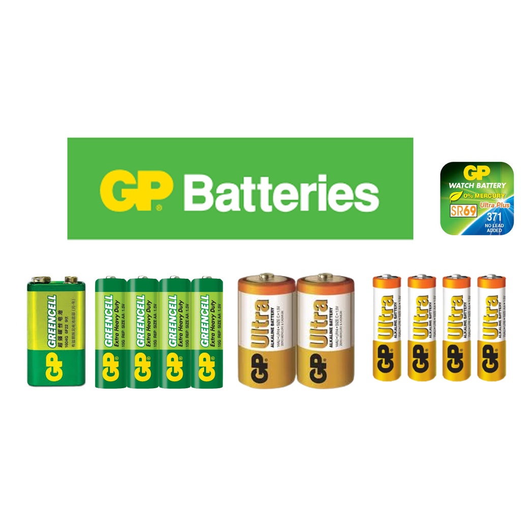 GP Batteries Lithium / High voltage / Ultra / Ultra Plus / Greencell ...