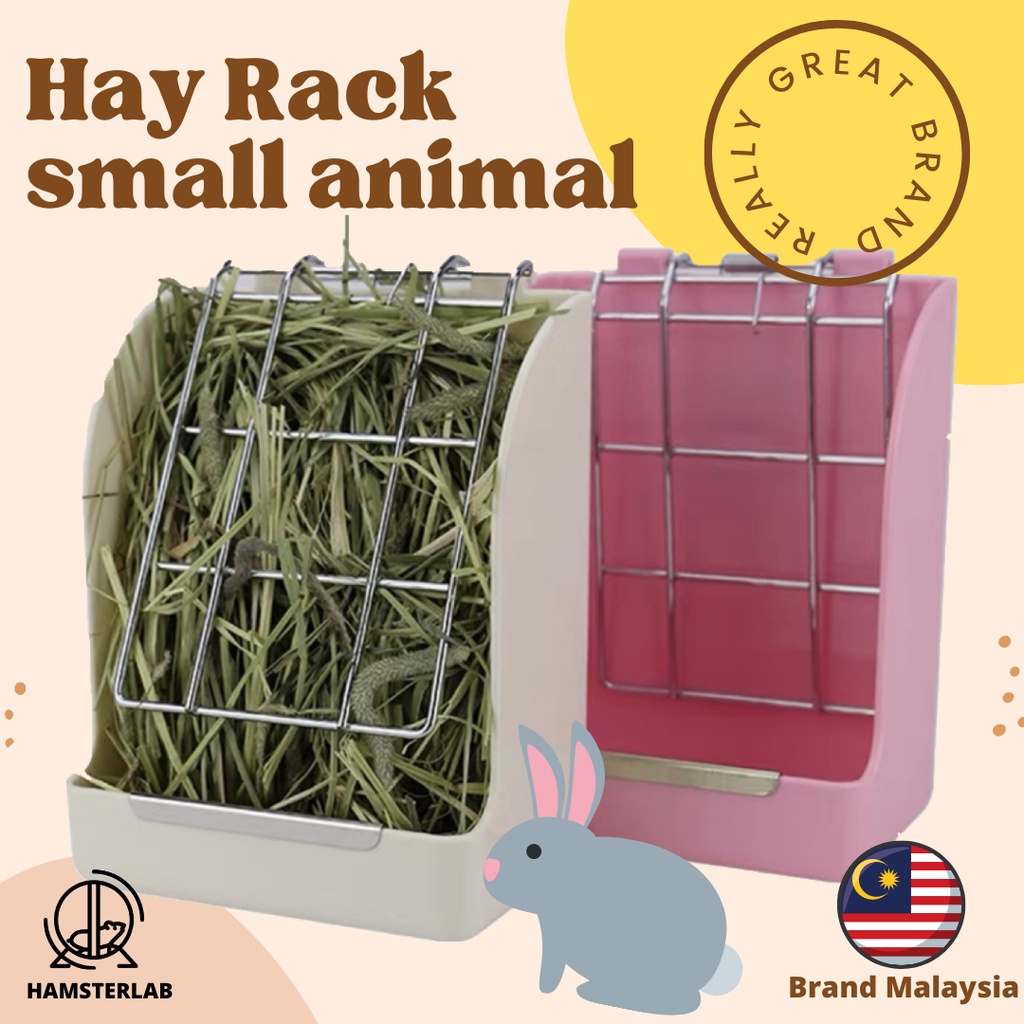 Clipper Hay Rack for Guinea Pigs Rabbits Hanging Hay Rack Food Bowl Hay ...