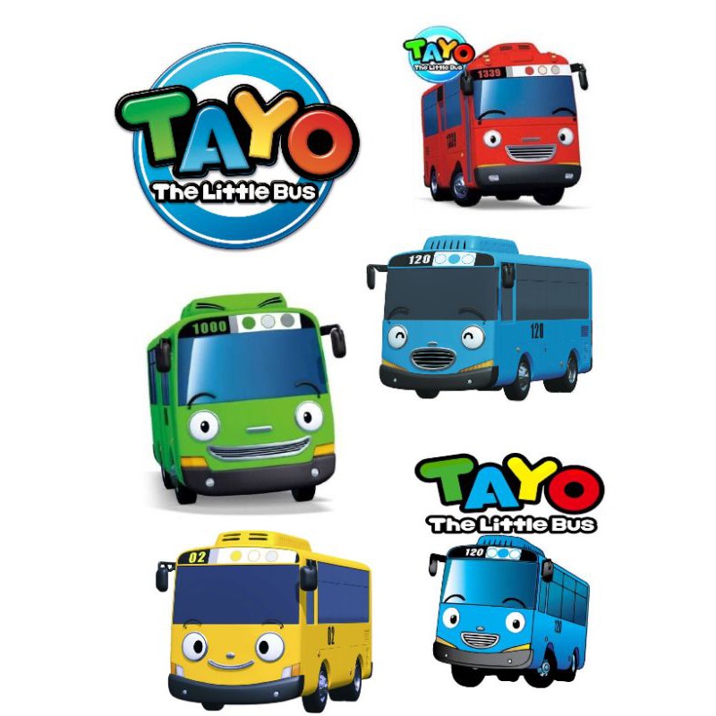 Tayo The Little Bus Topper Cake | Shopee Malaysia