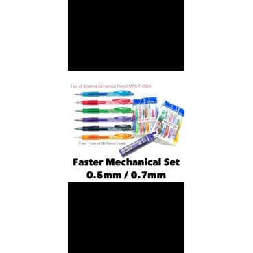 Faster shaking mechanical pencil set | Shopee Malaysia