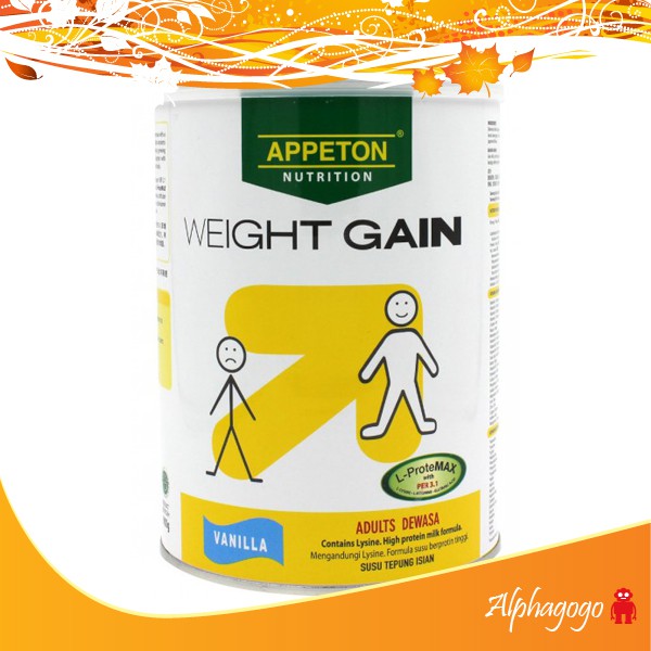 Appeton Weight Gain Adults Vanilla (900g) | Shopee Malaysia