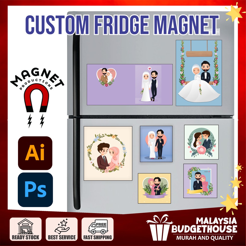 7cm x 7cm Fridge Magnet (Free Design) | Shopee Malaysia
