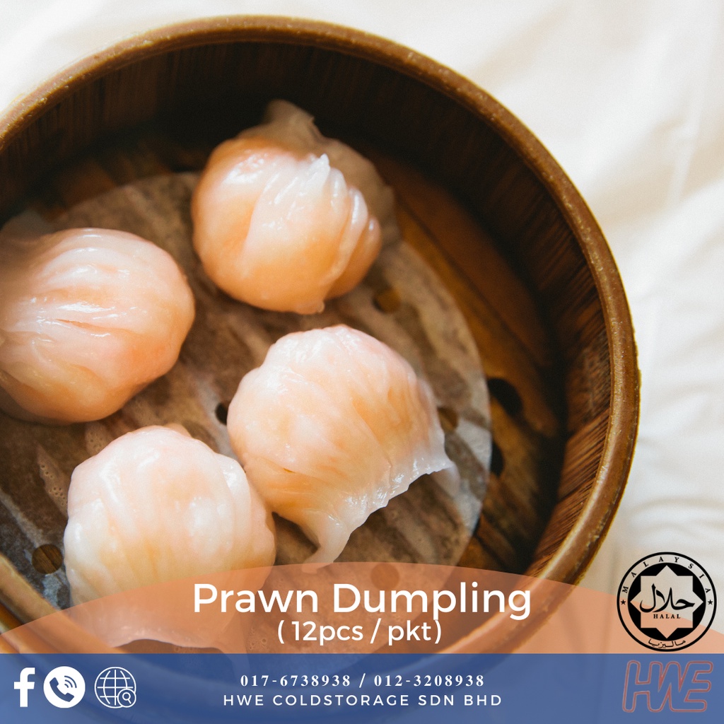 [Halal Dim Sum] Ocean Planet Steam Prawn Dumpling (AA) 水晶虾饺皇 | Shopee Malaysia