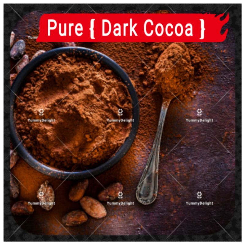 100 % Halal Pure Dark COCOA POWDER Serbuk Koko | Shopee Malaysia