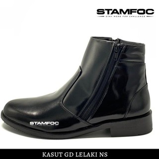 KASUT GD LEATHER GOOD QUALITY potong kulit kerja kasut Johnson TACTICAL ...