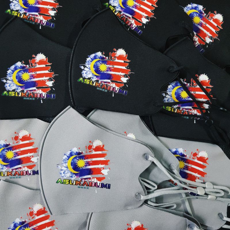 Malaysia Merdeka Edition Face Mask Adjustable Reusable by ASUKABUMI ...