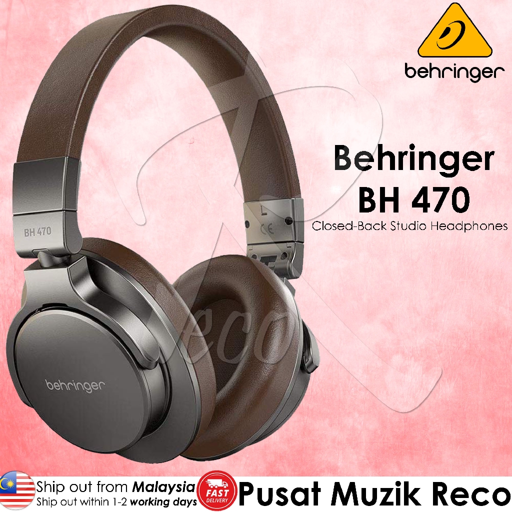 Behringer BH-470 Closed-Back Studio Reference Headphones (BH470 BH-470 ...