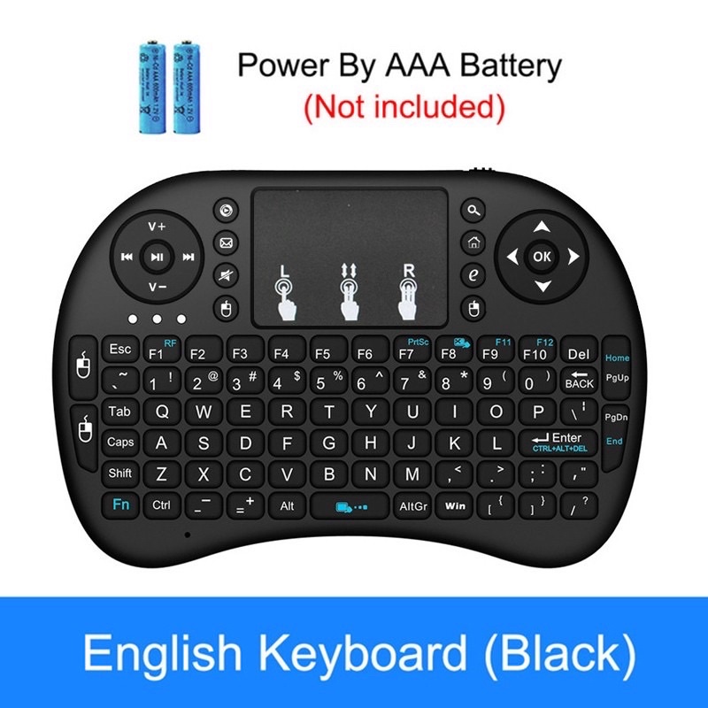 Mini wireless keypad I8 Wireless Keyboard With Touchpad Mouse | Shopee ...