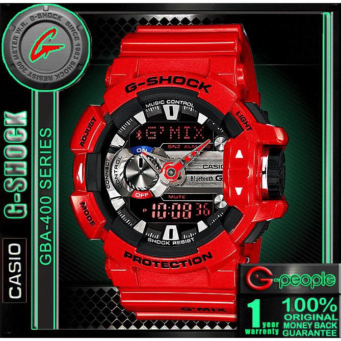 CASIO G-SHOCK G'MIX GBA-400-4A / GBA-400 WATCH 100% ORIGINAL | Shopee ...