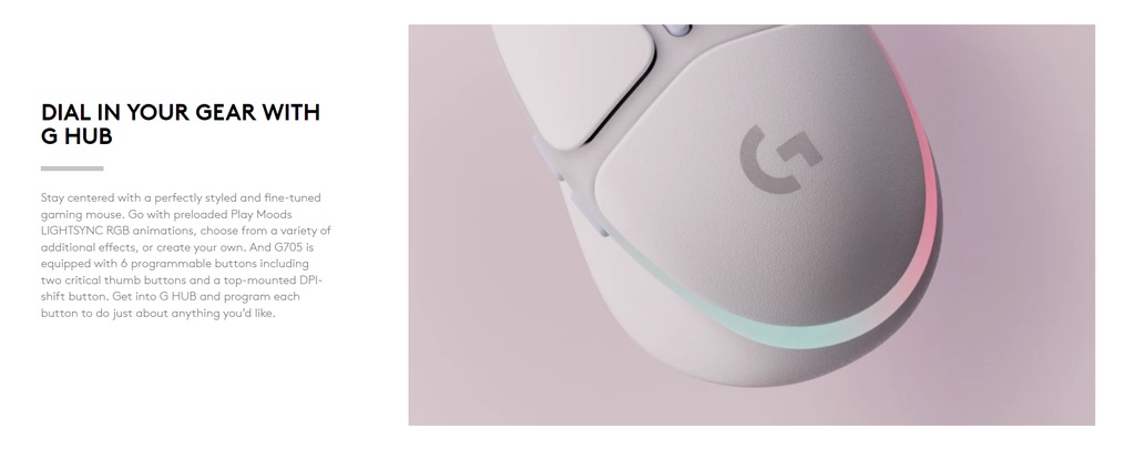 Logitech G705 Wireless Gaming Mouse | Shopee Malaysia
