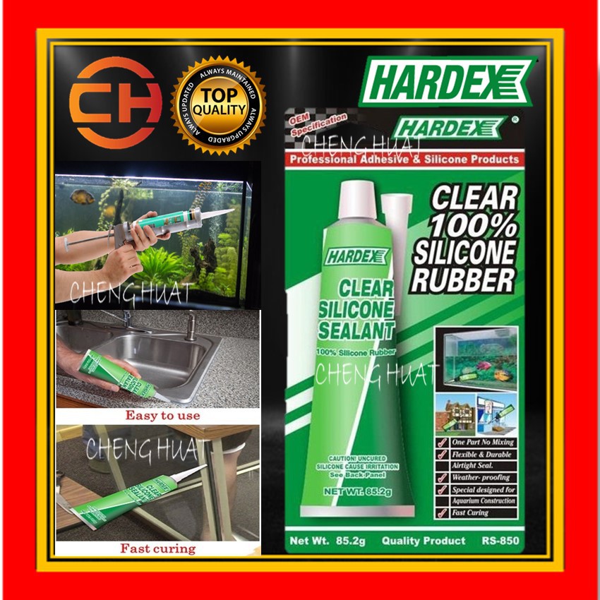 Hardex Clear 100% Silicone Rubber Suitable for Aquarium | Shopee Malaysia